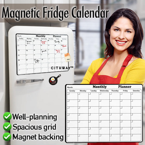Cithway™ Magnetic Fridge Calendar Montly Planner – Trendiihome